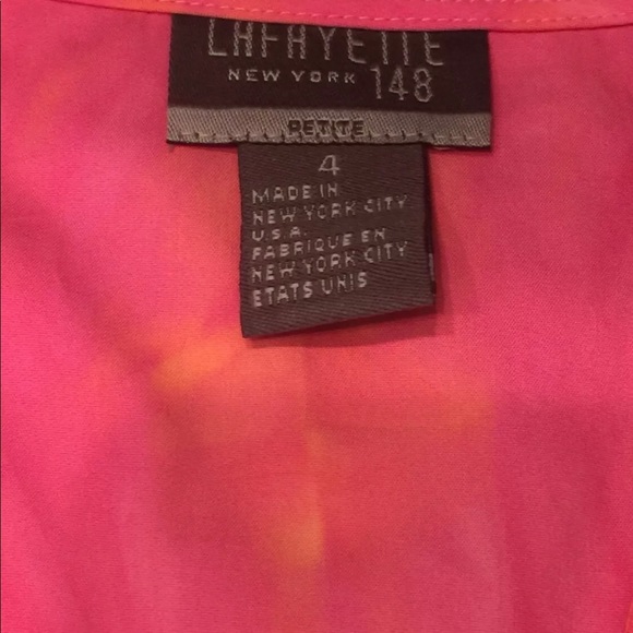 Lafayette 148 New York | Tops | Lafayette 48 Pink Blouse Size 4p | Poshmark
